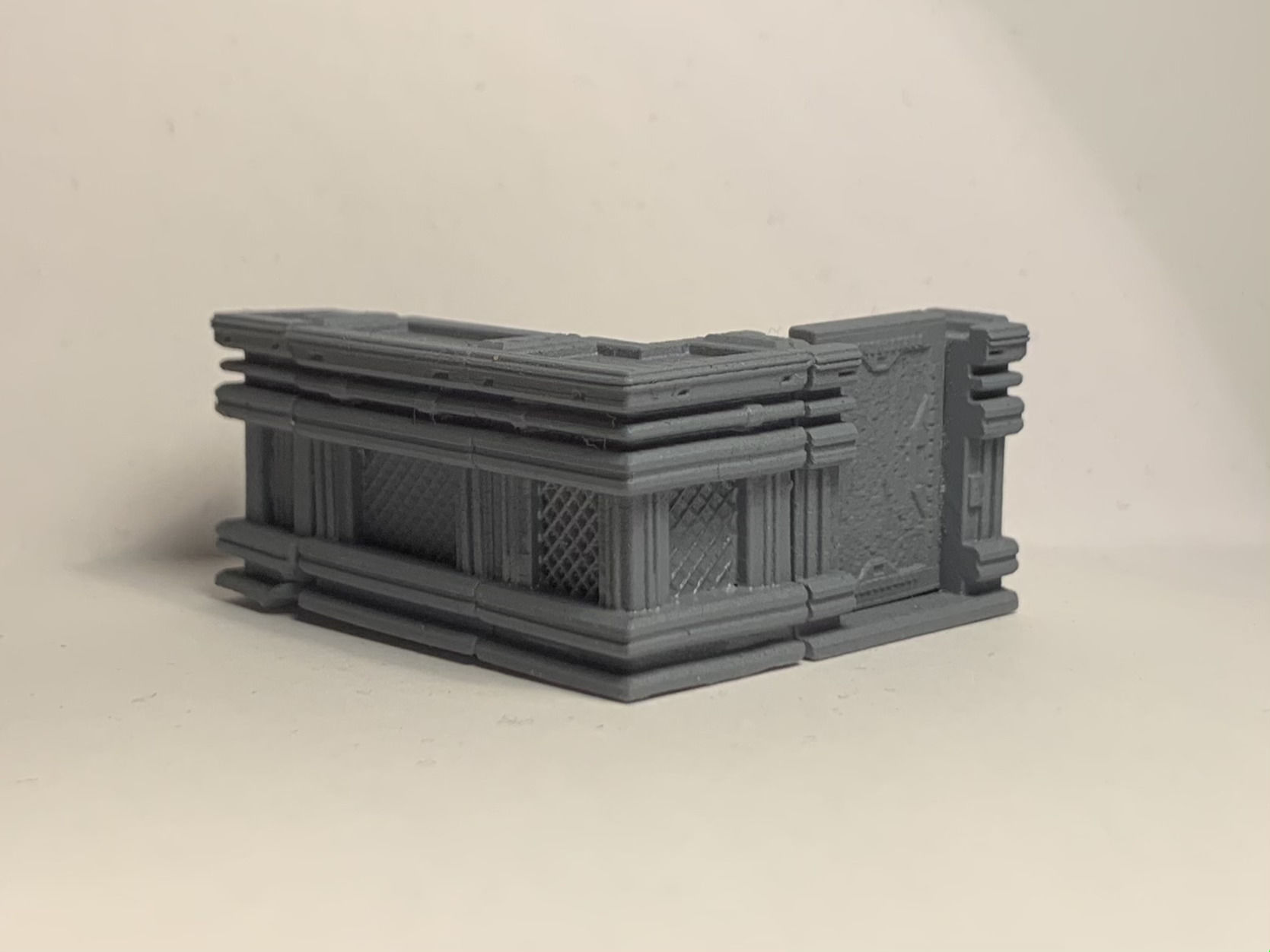 Modular Factory Walls free 3D model 3D printable | CGTrader