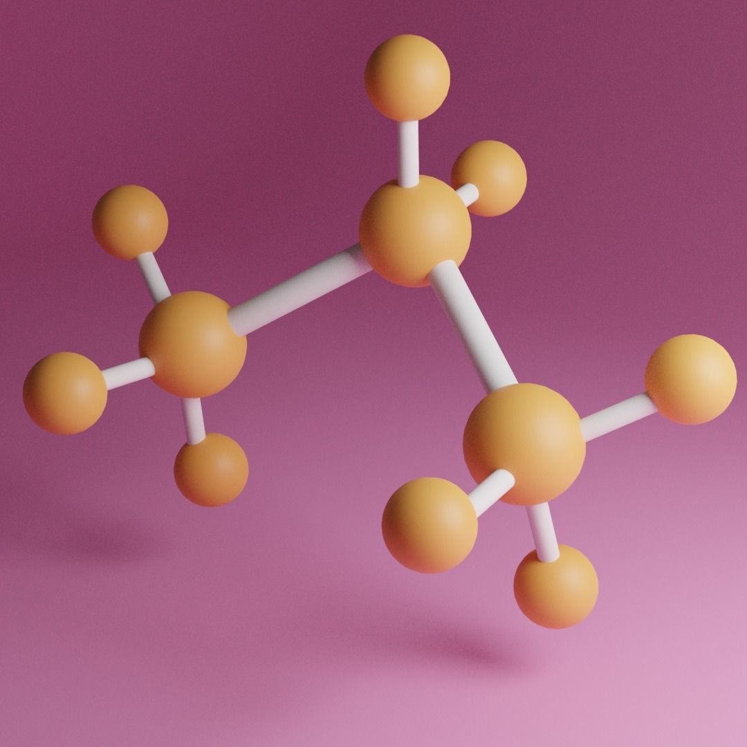 Alkanes - 3D Molecular Structures 3D model | CGTrader