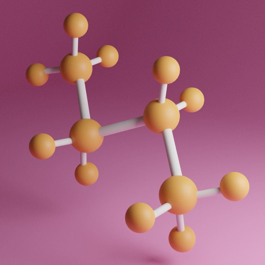 Alkanes - 3D Molecular Structures 3D model | CGTrader