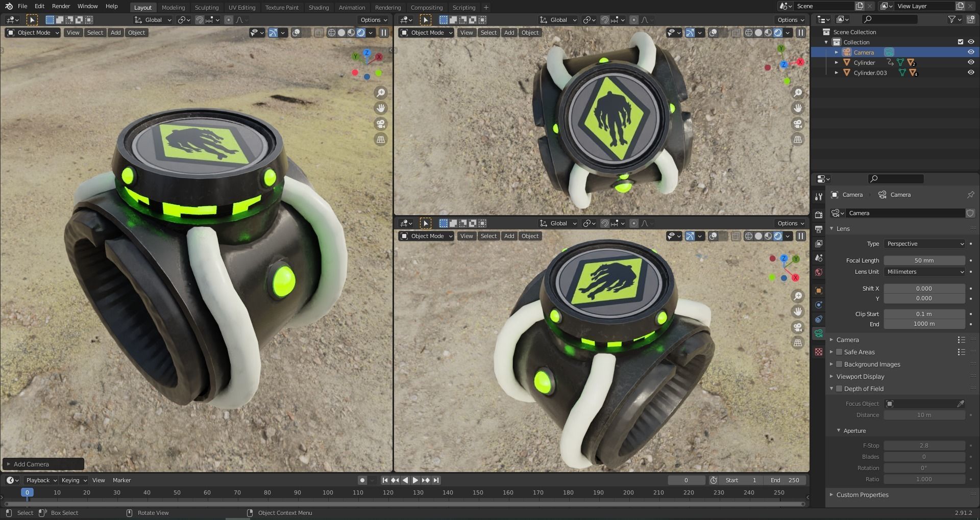 3D model BEN 10 Omnitrix VR / AR / low-poly | CGTrader