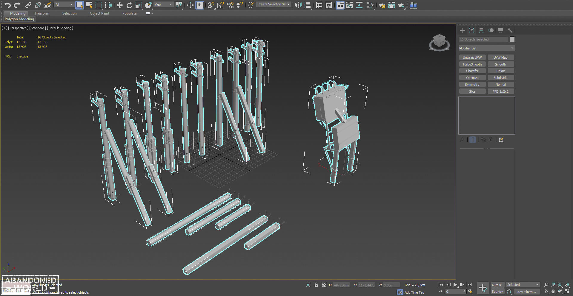 3D model Transformer and Power Line VR / AR / low-poly | CGTrader