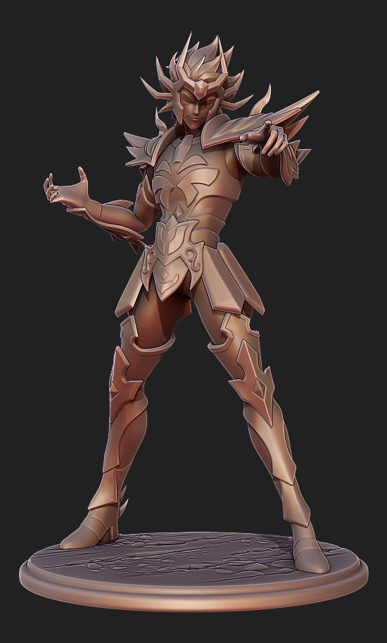 Saint Seiya Deathmask Cancer 3D model 3D printable | CGTrader