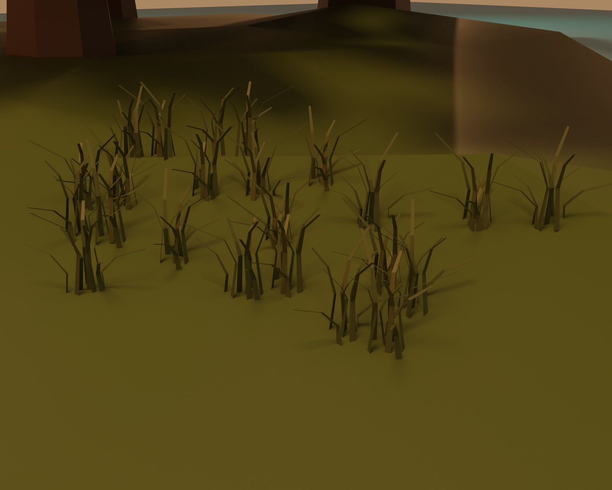 3D model Lake VR / AR / low-poly | CGTrader