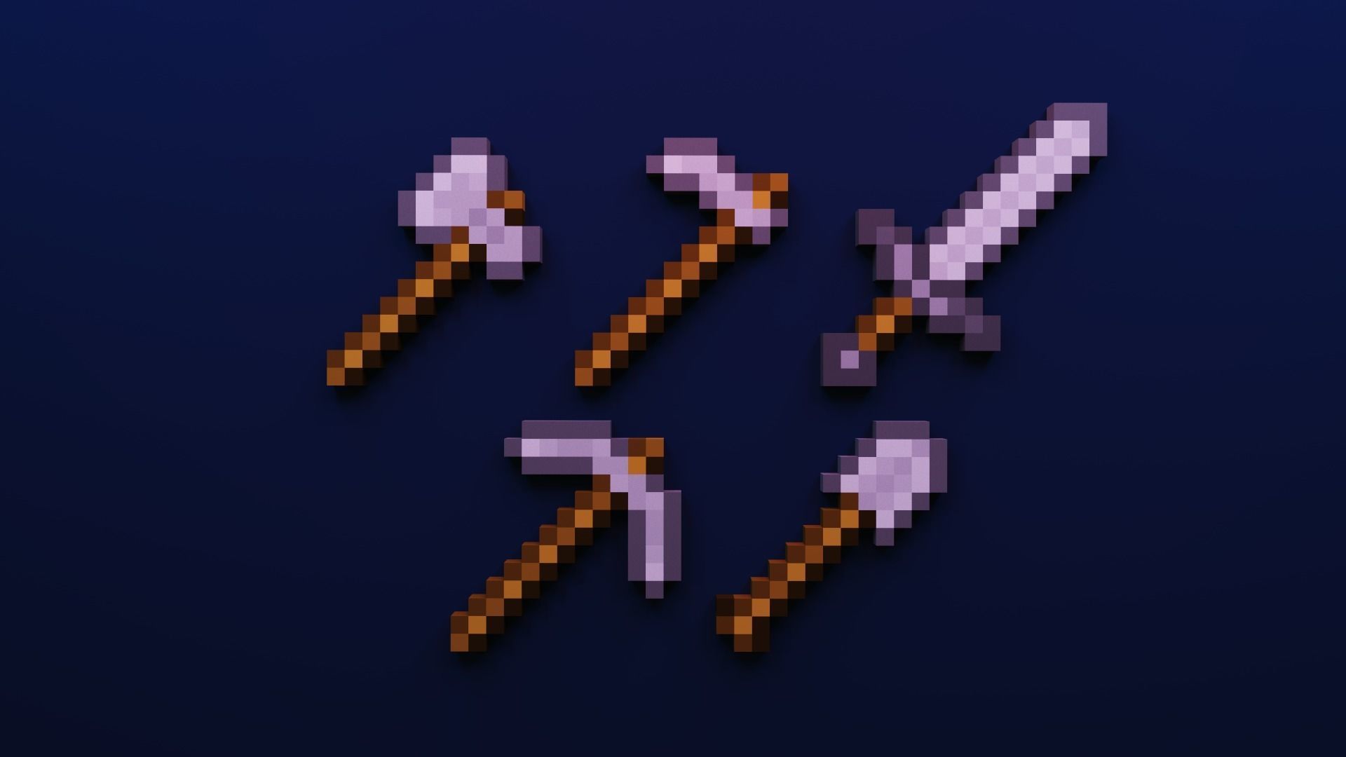 3D model Minecraft Items Pack VR / AR / low-poly | CGTrader