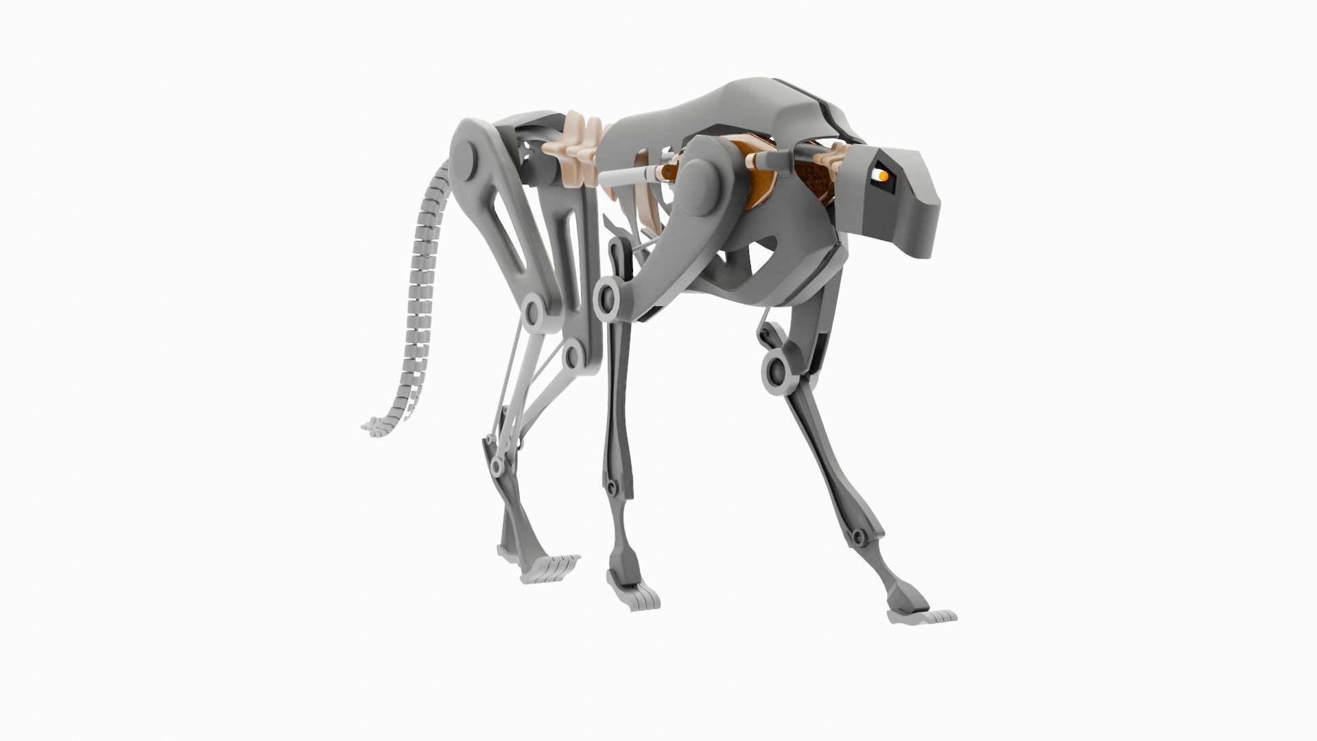 robotic animal free 3D model | CGTrader