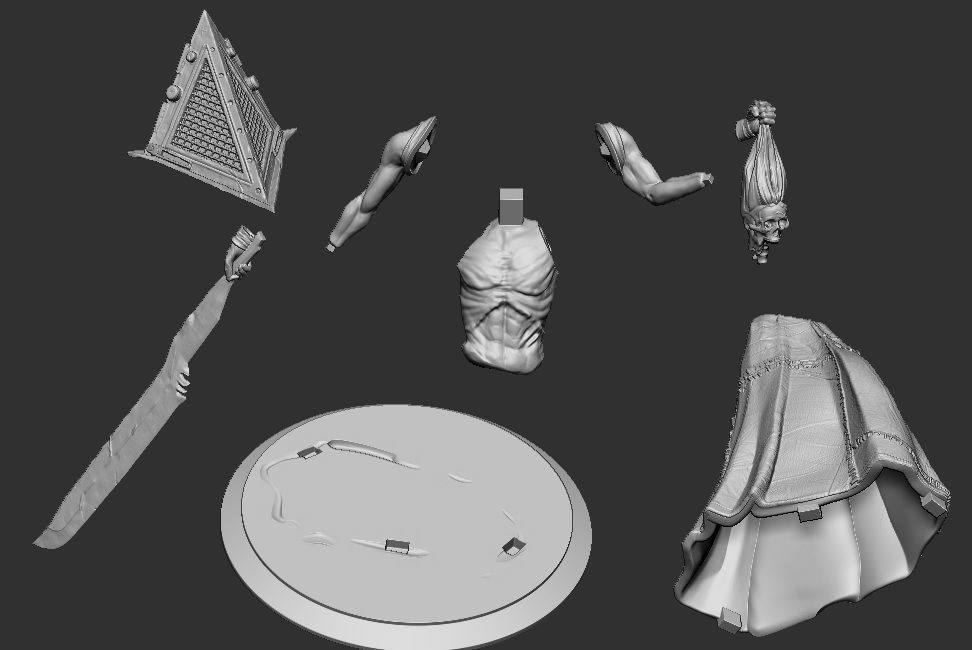 Silent Hill Pyramid Head 3D model 3D printable | CGTrader