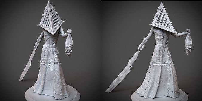 Silent Hill Pyramid Head 3D model 3D printable | CGTrader