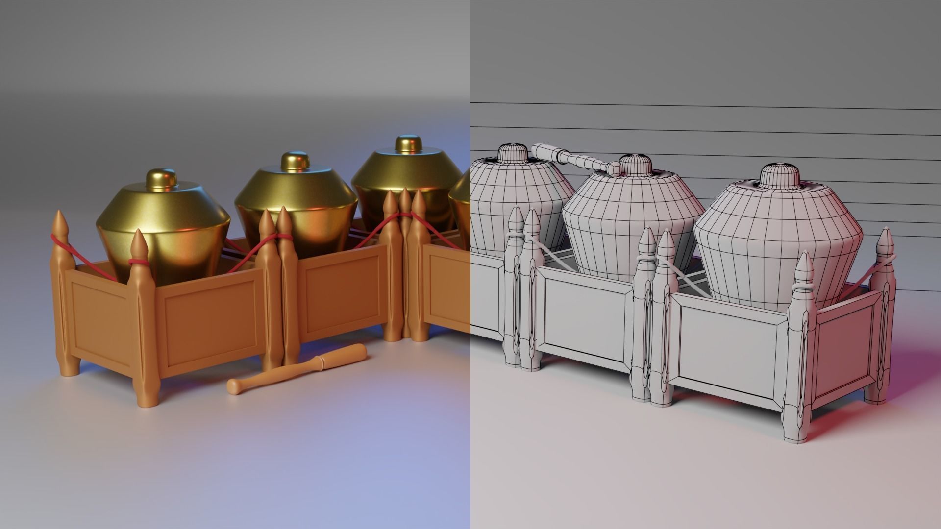 Kenong 3D model | CGTrader