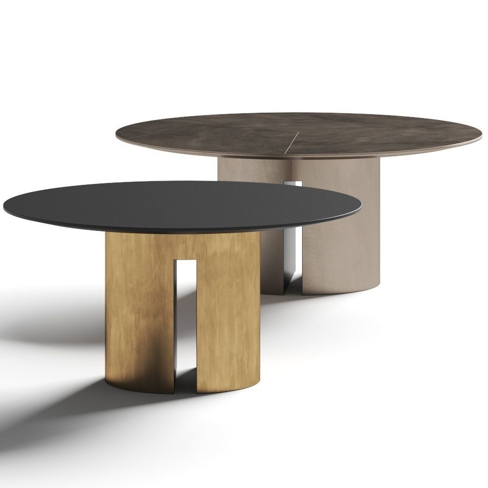 Meridiani Gong Dining Tables 3D model | CGTrader