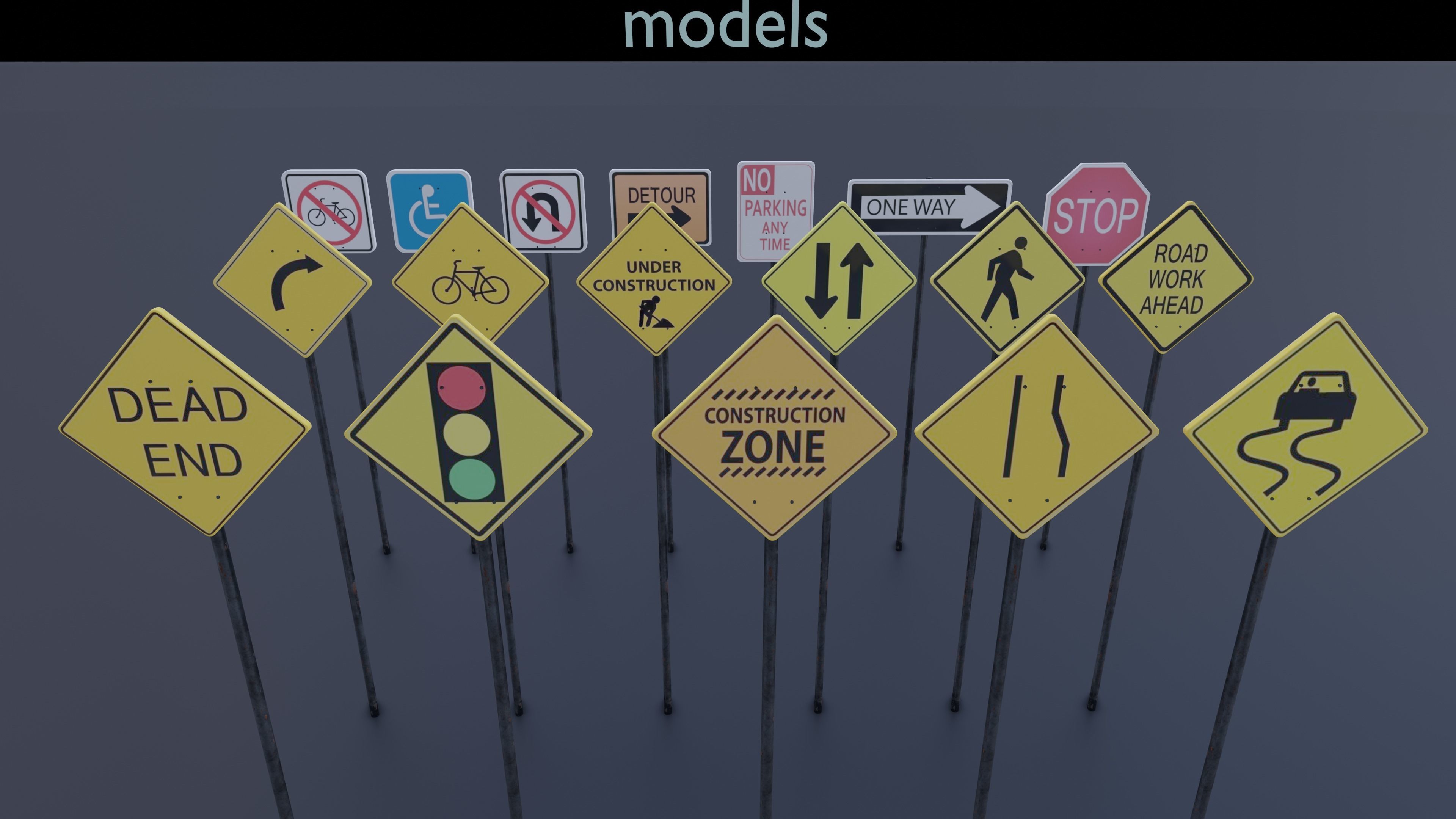 Blender models pack 3D model | CGTrader