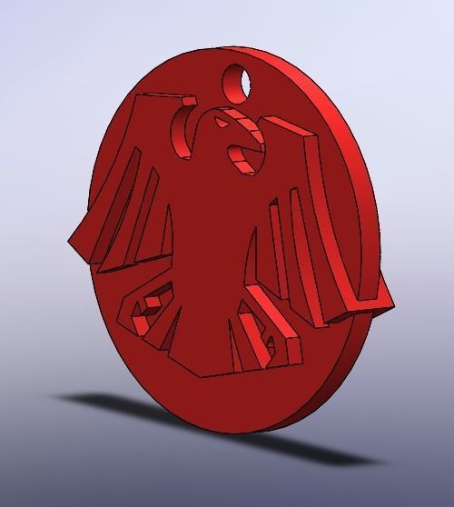 Raven Badge free 3D model 3D printable | CGTrader