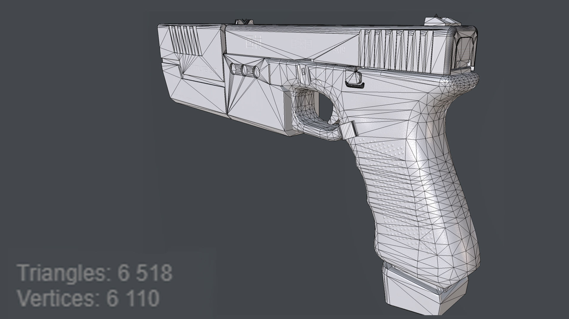 3D model SciFi Gun VR / AR / low-poly | CGTrader