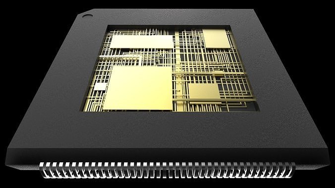 Central computer processors CPU 3D model 3D model 3D model | CGTrader