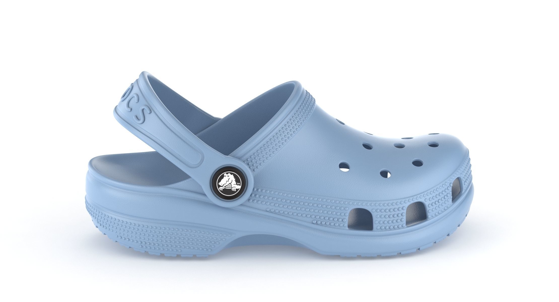Crocs Classic Clog Chambray Blue 3D model | CGTrader