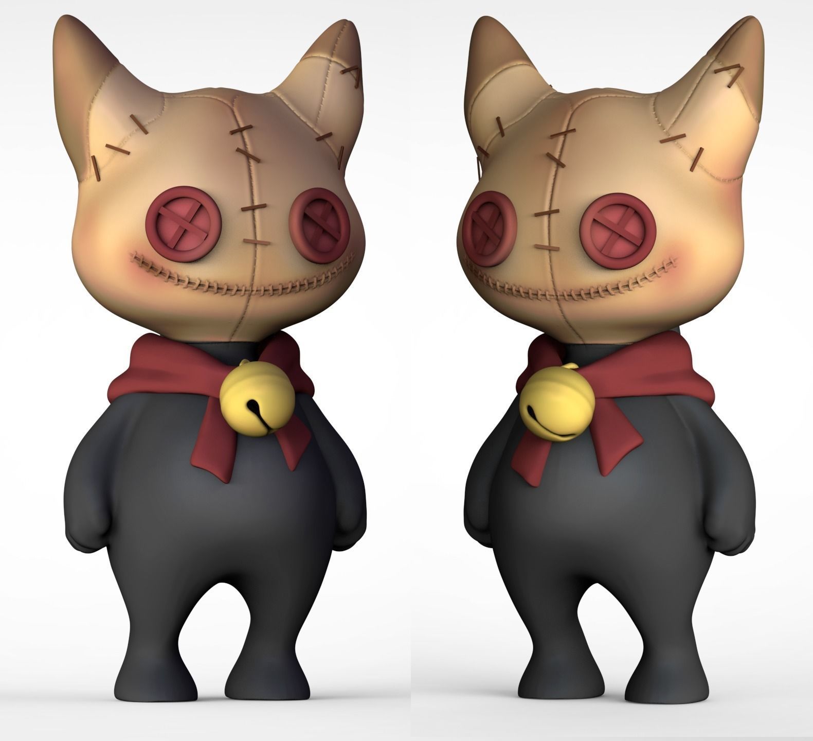 monster chibi 3D model 3D printable | CGTrader
