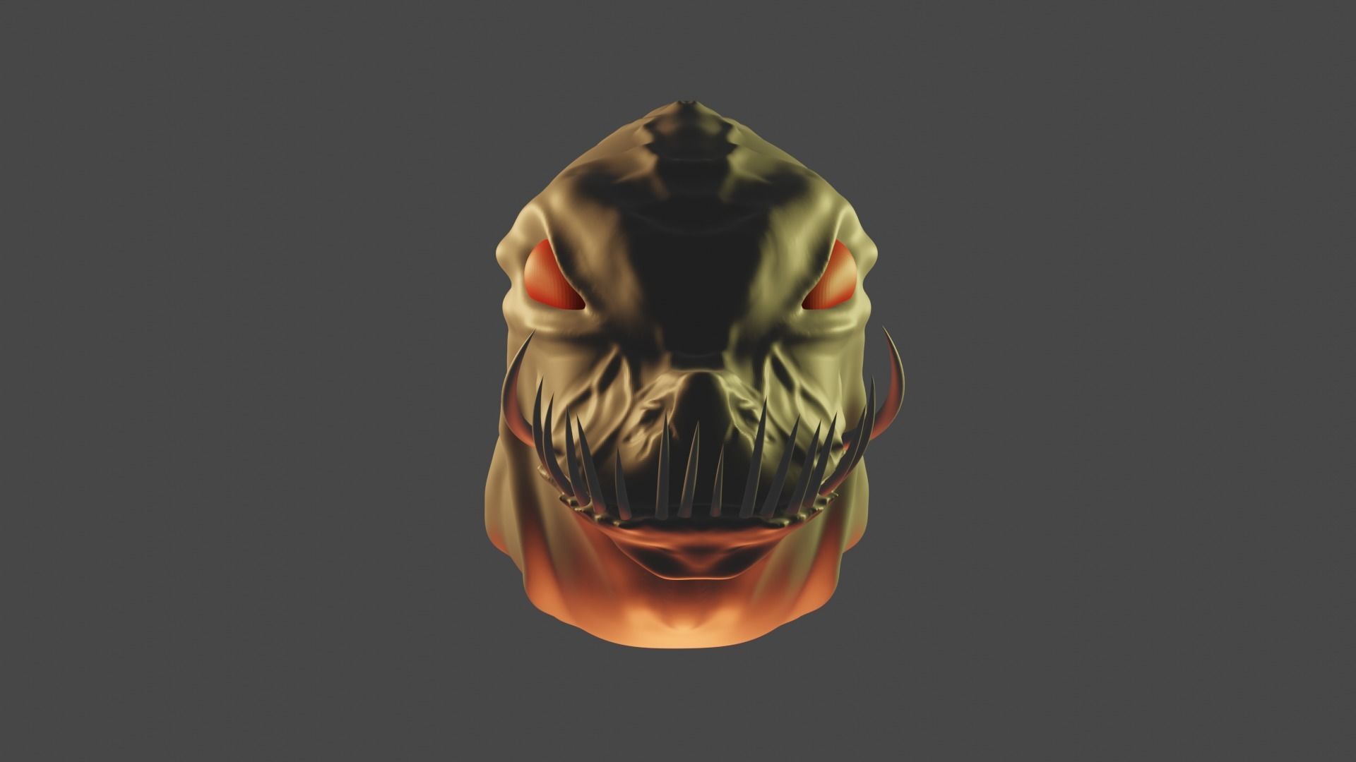 Monster Head free 3D model | CGTrader