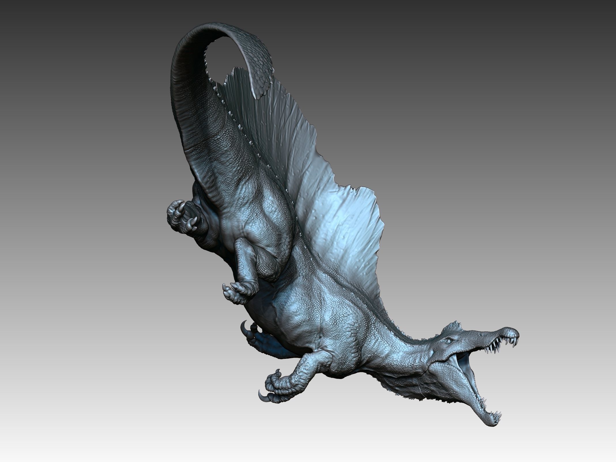SPINOSAURUS 3D model 3D printable | CGTrader