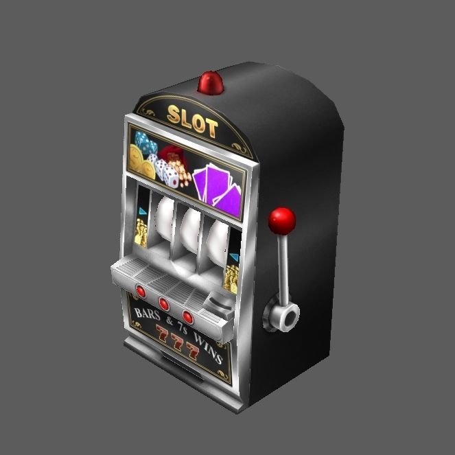 Slot Machine 3D model animated | CGTrader