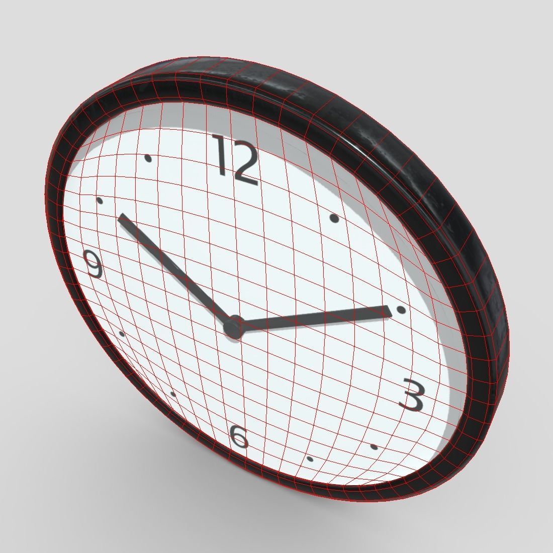 CC0 - Wall Clock 3 free VR / AR / low-poly 3D model | CGTrader