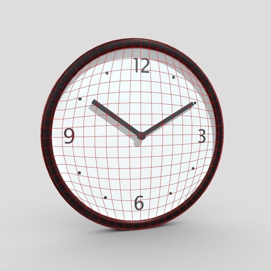 CC0 - Wall Clock 3 free VR / AR / low-poly 3D model | CGTrader