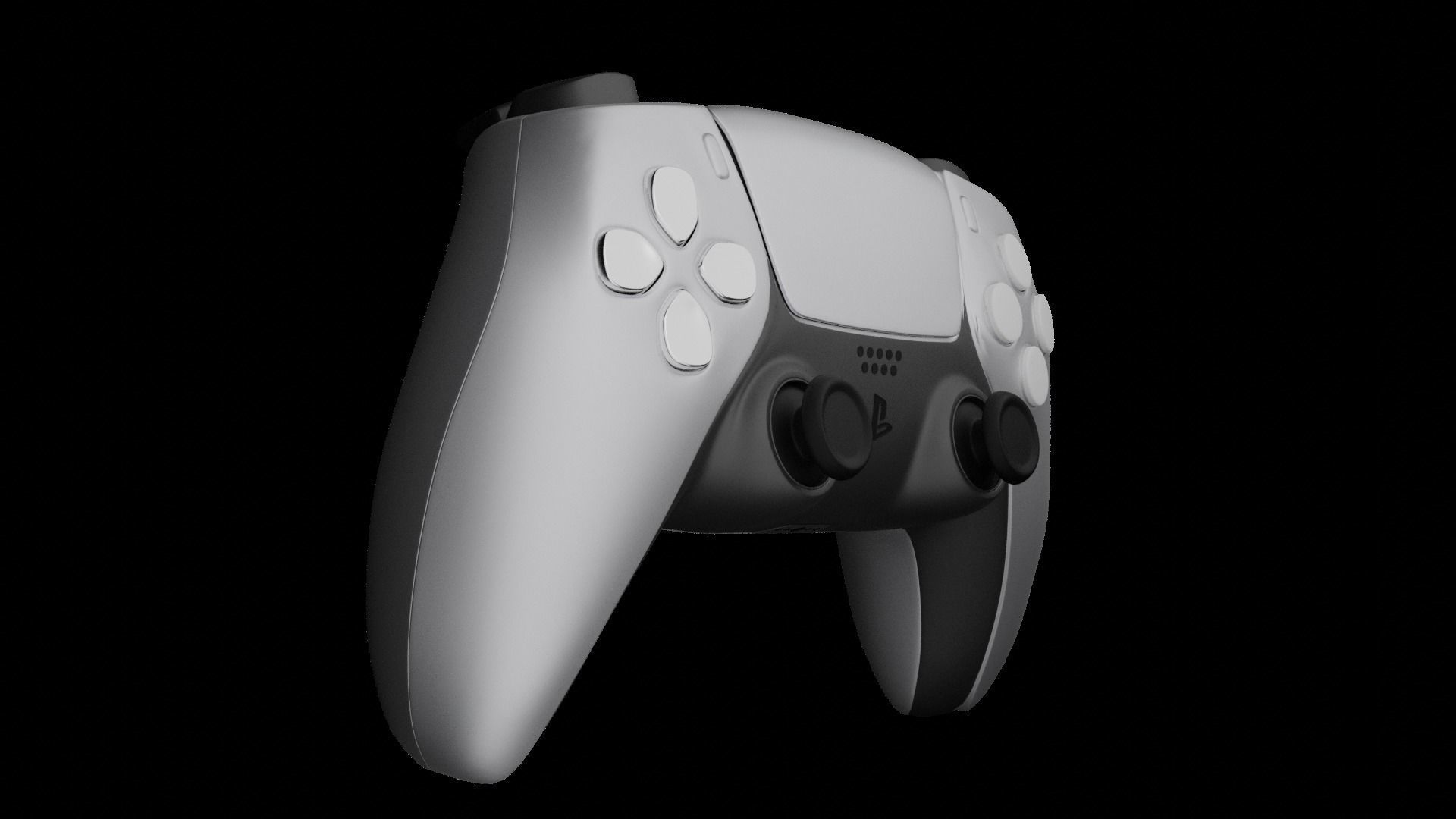 PS5 3D Model controller 3D model rigged | CGTrader