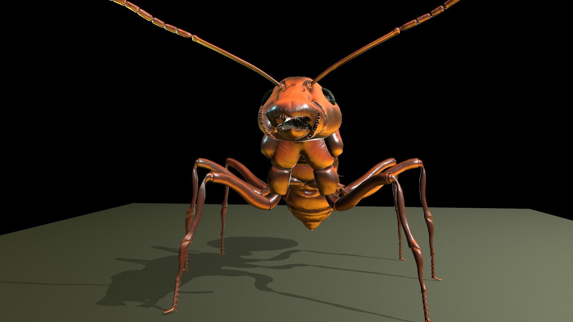 3D model Worker Ant VR / AR / low-poly rigged animated | CGTrader