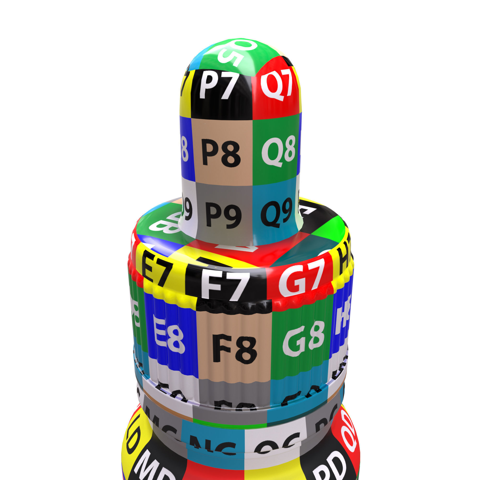 PVC bottle essential oils 3D model | CGTrader