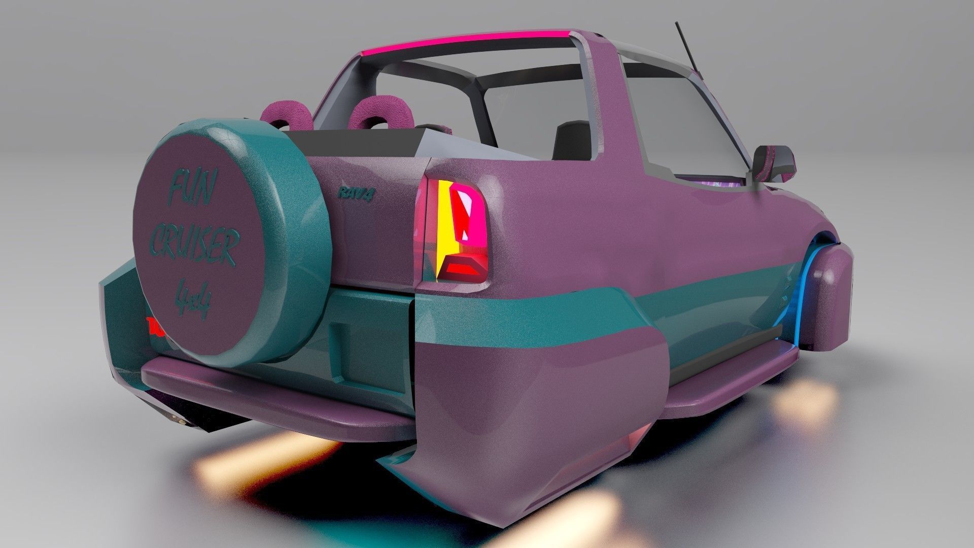 Toyota RAV4 Cabrio 98 VLE 2048 3D model | CGTrader