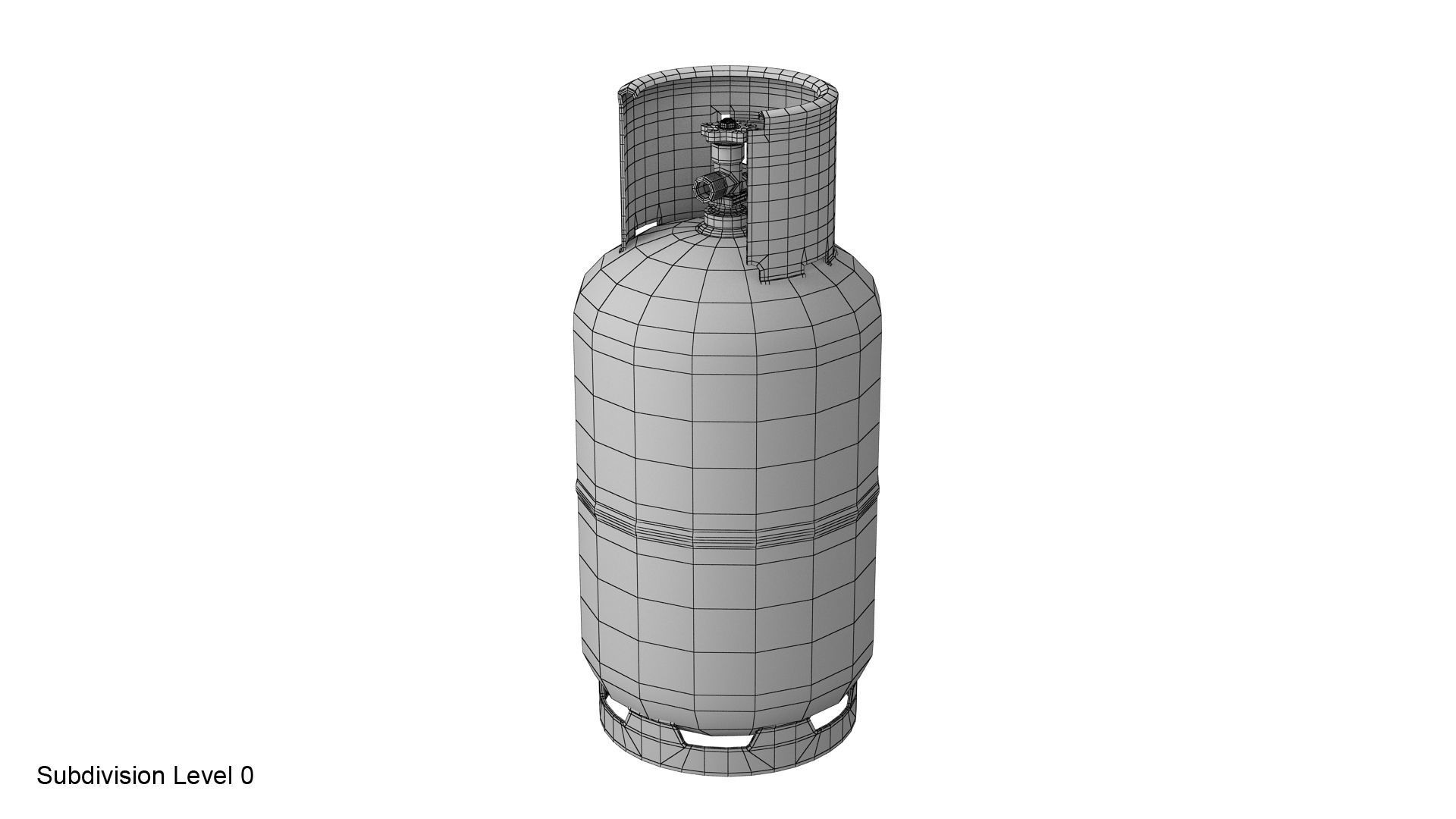 Gas cylinder 12L 3D model | CGTrader