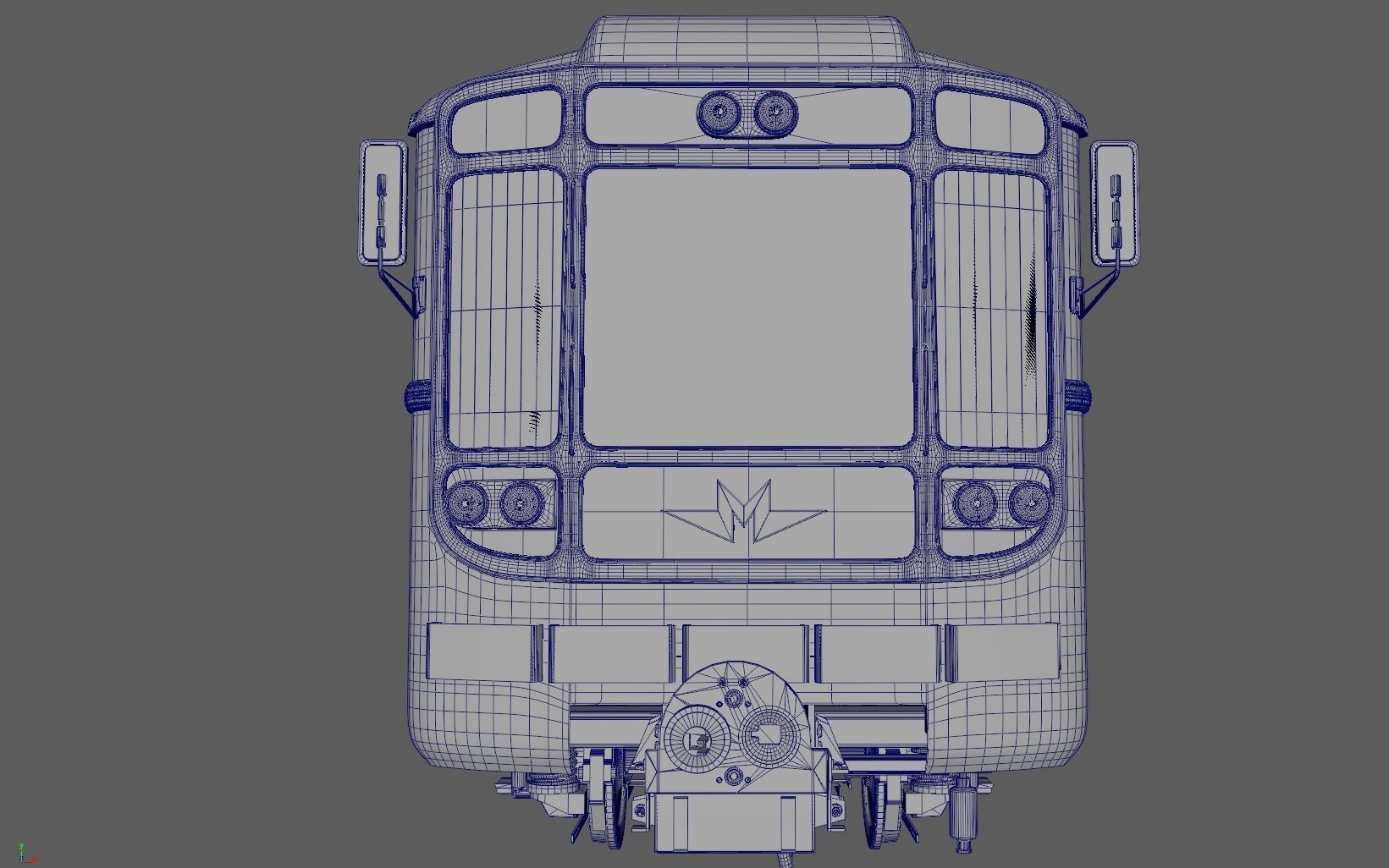 Metro train 3D model | CGTrader
