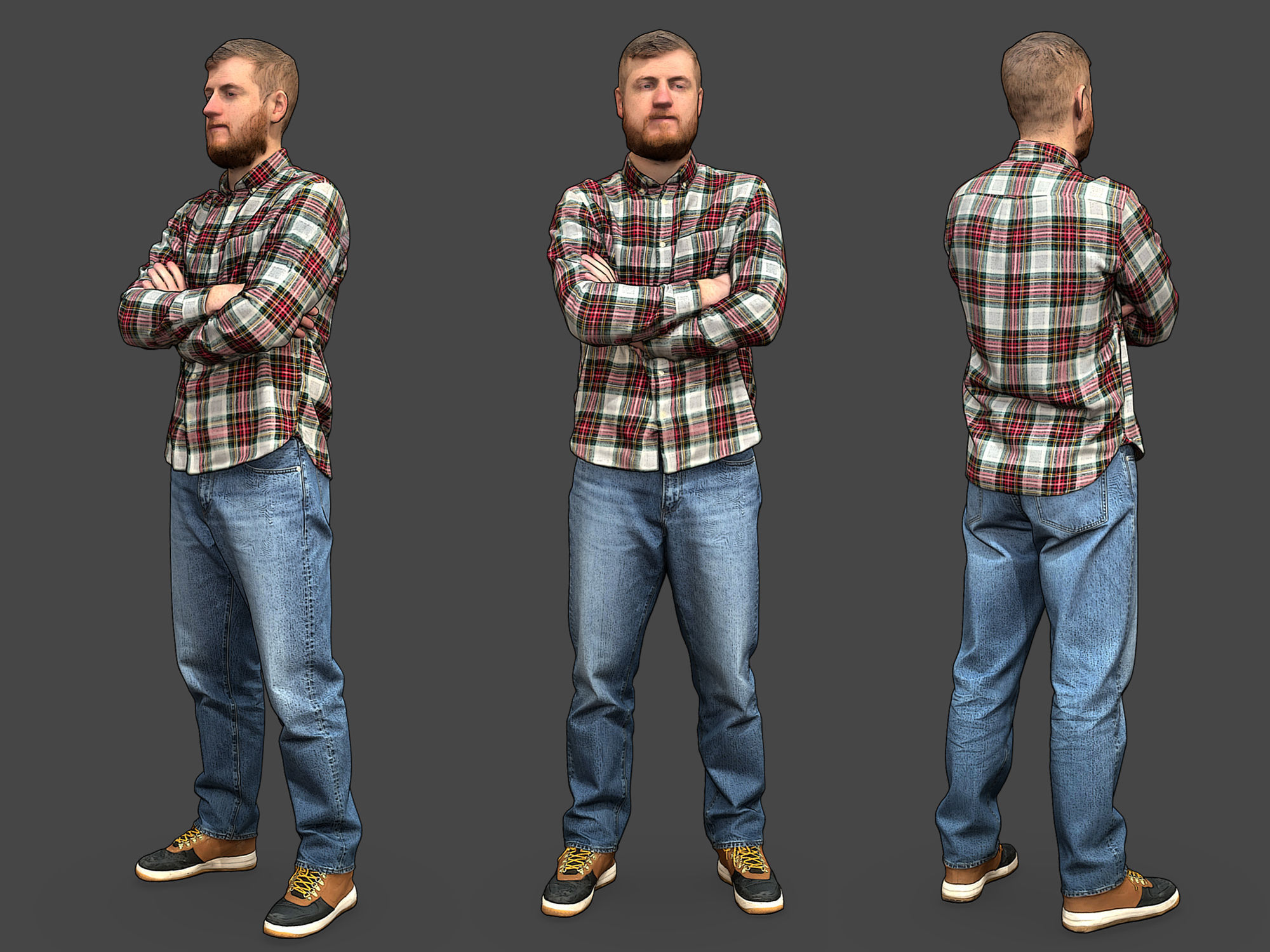 Stylized Man Character 3D model | CGTrader