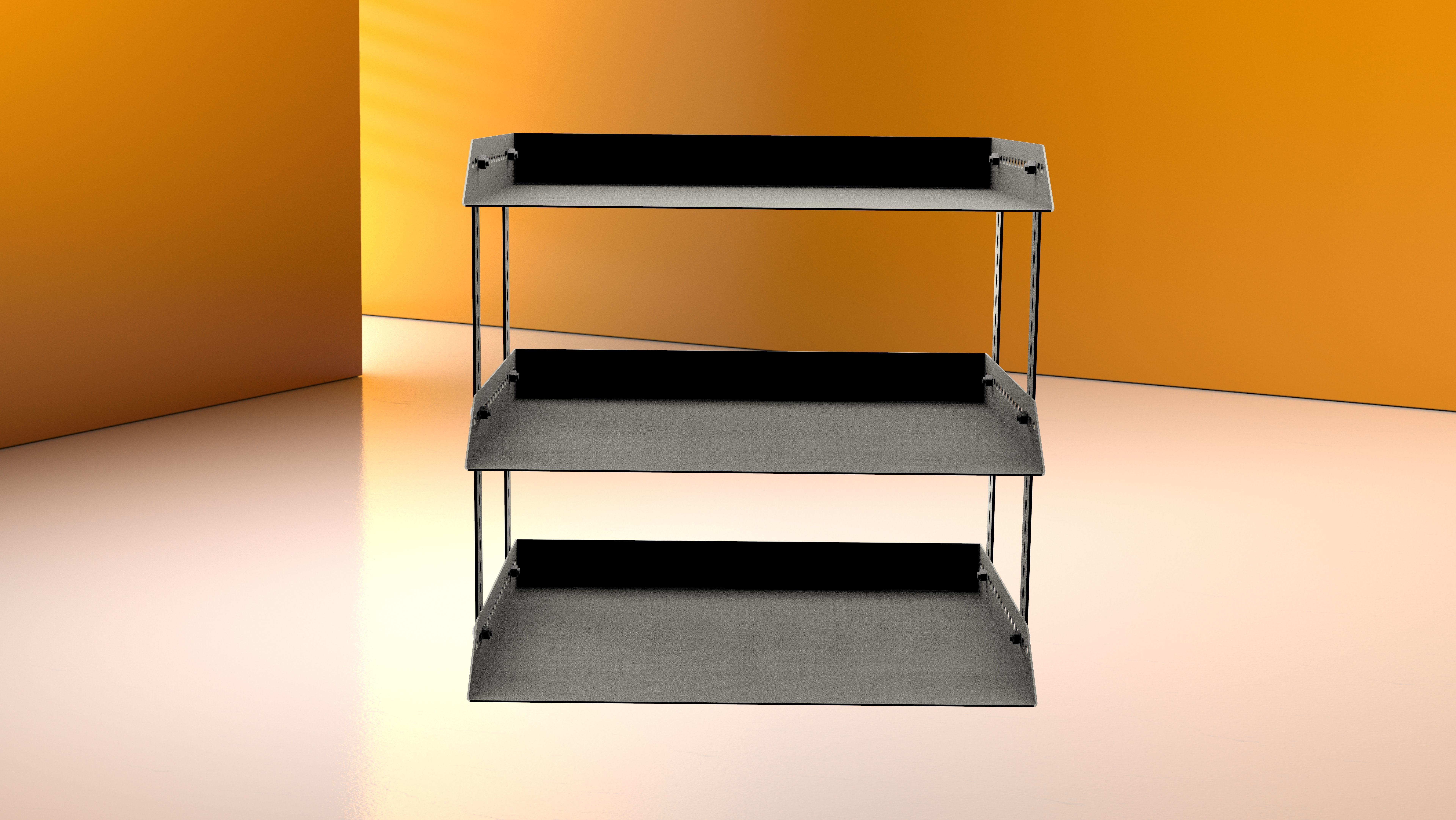 Adjustable Shelf File Stand 3D model | CGTrader