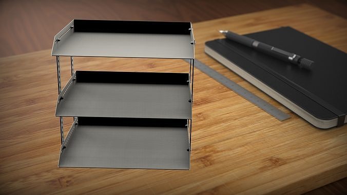 Adjustable Shelf File Stand 3D model | CGTrader
