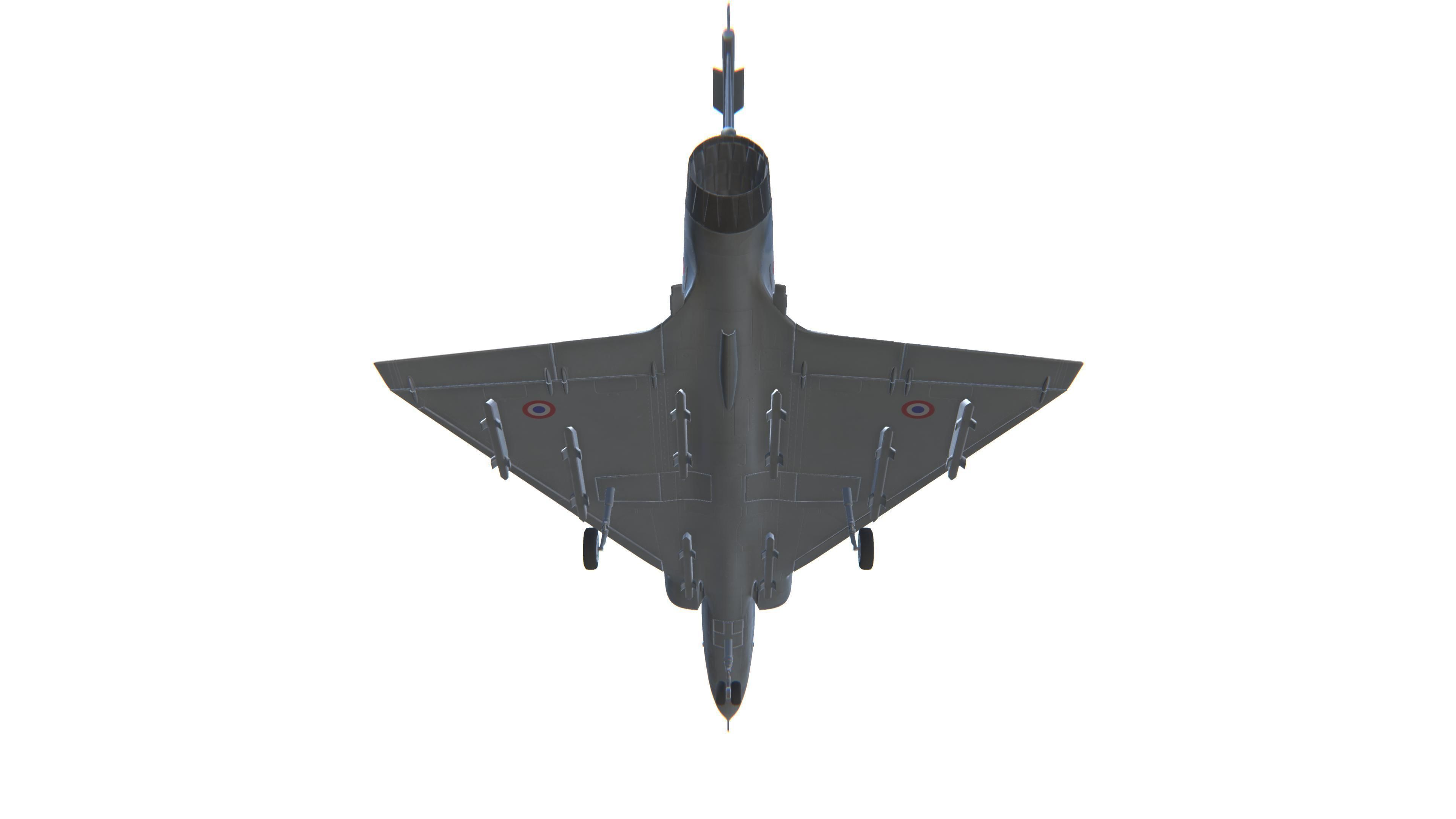 3D model Mirage 2000 Jet Fighter Aircraft VR / AR / low-poly | CGTrader