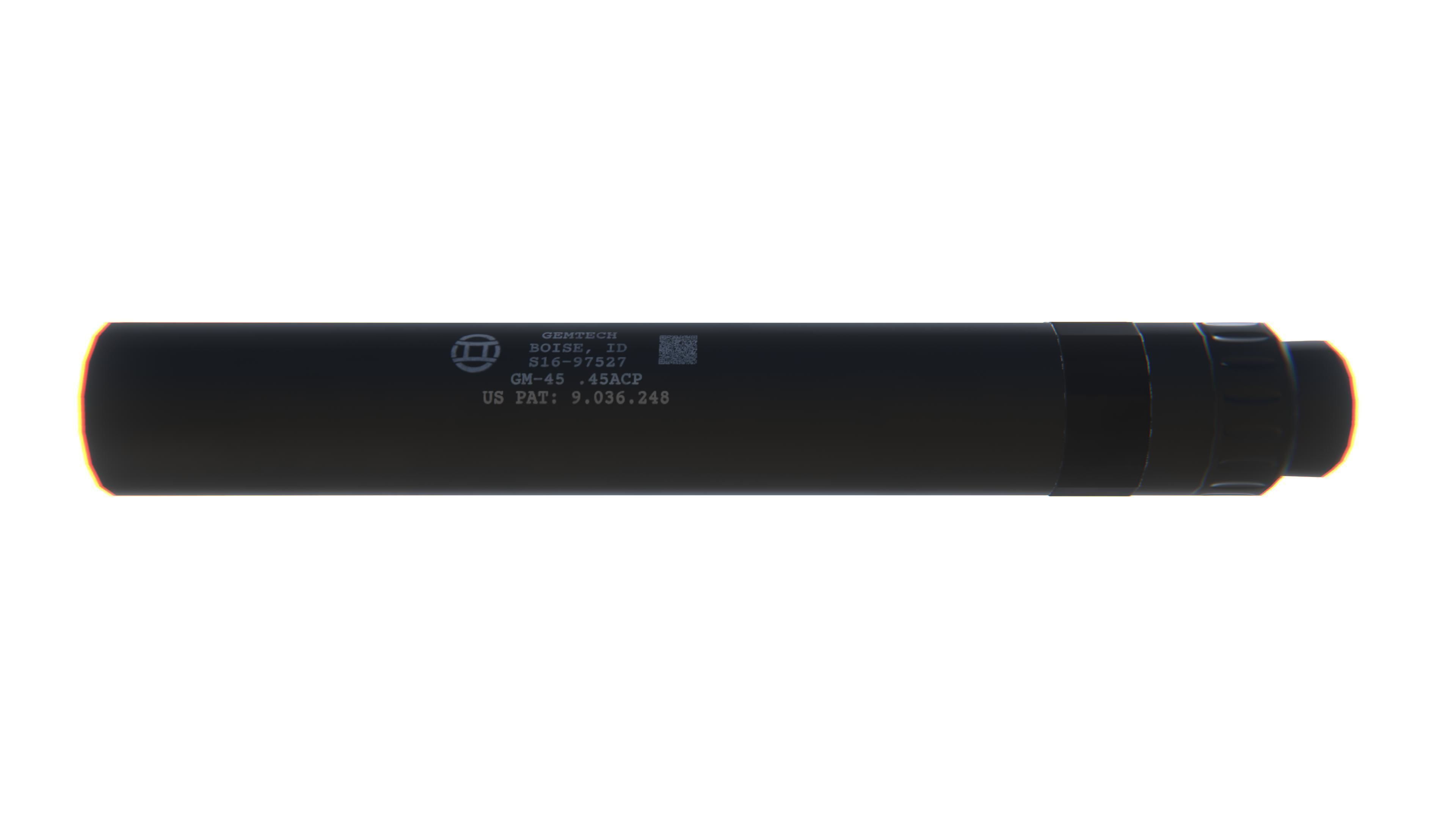 3D model Tactical Silencer 45 ACP 9MM VR / AR / low-poly | CGTrader