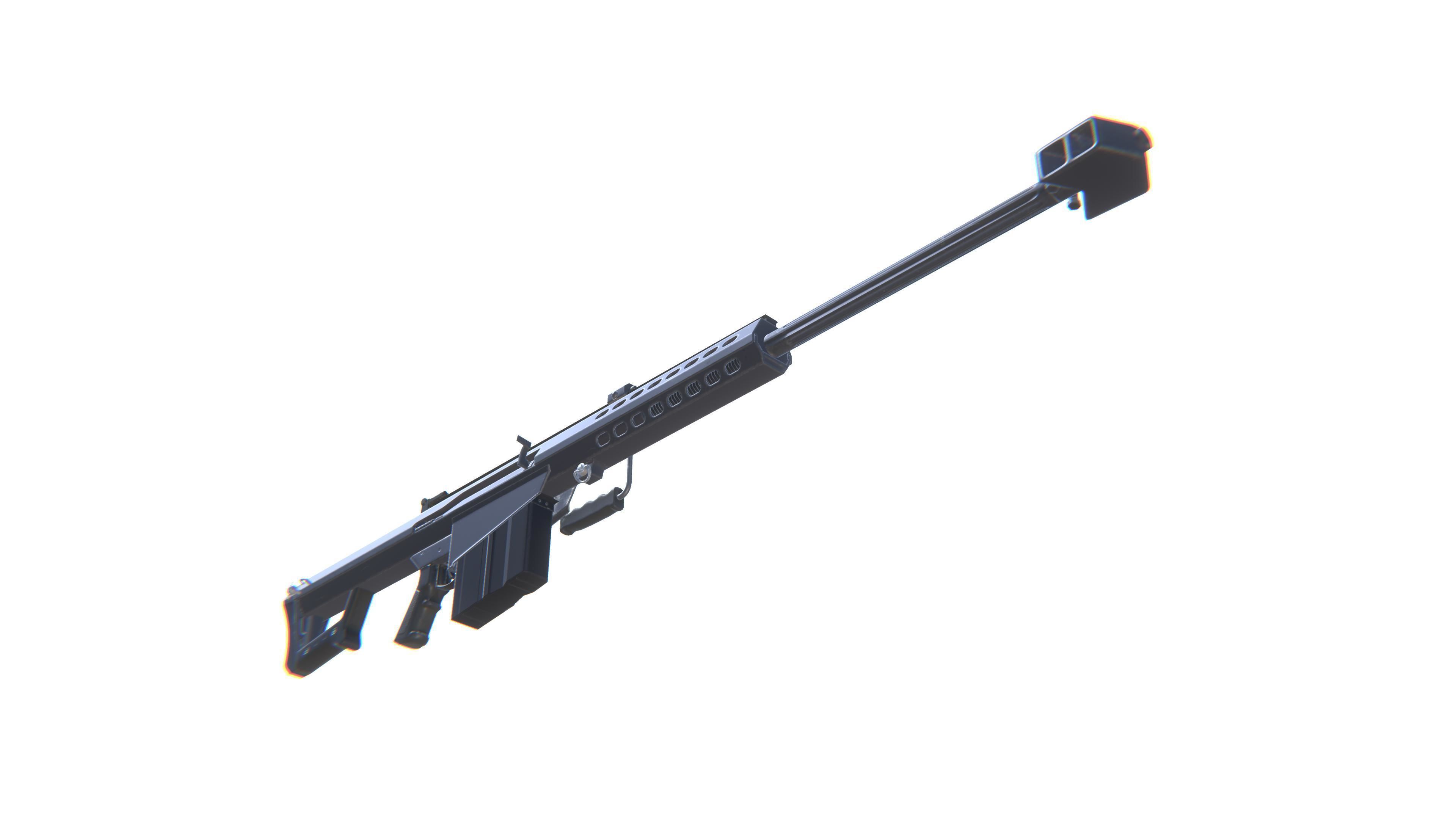 3D model Sniper Rifle M82 VR / AR / low-poly | CGTrader