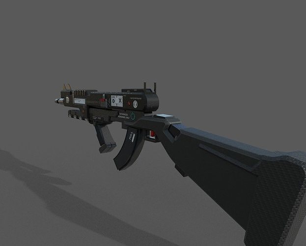 Assault Rifle 1 3D model | CGTrader
