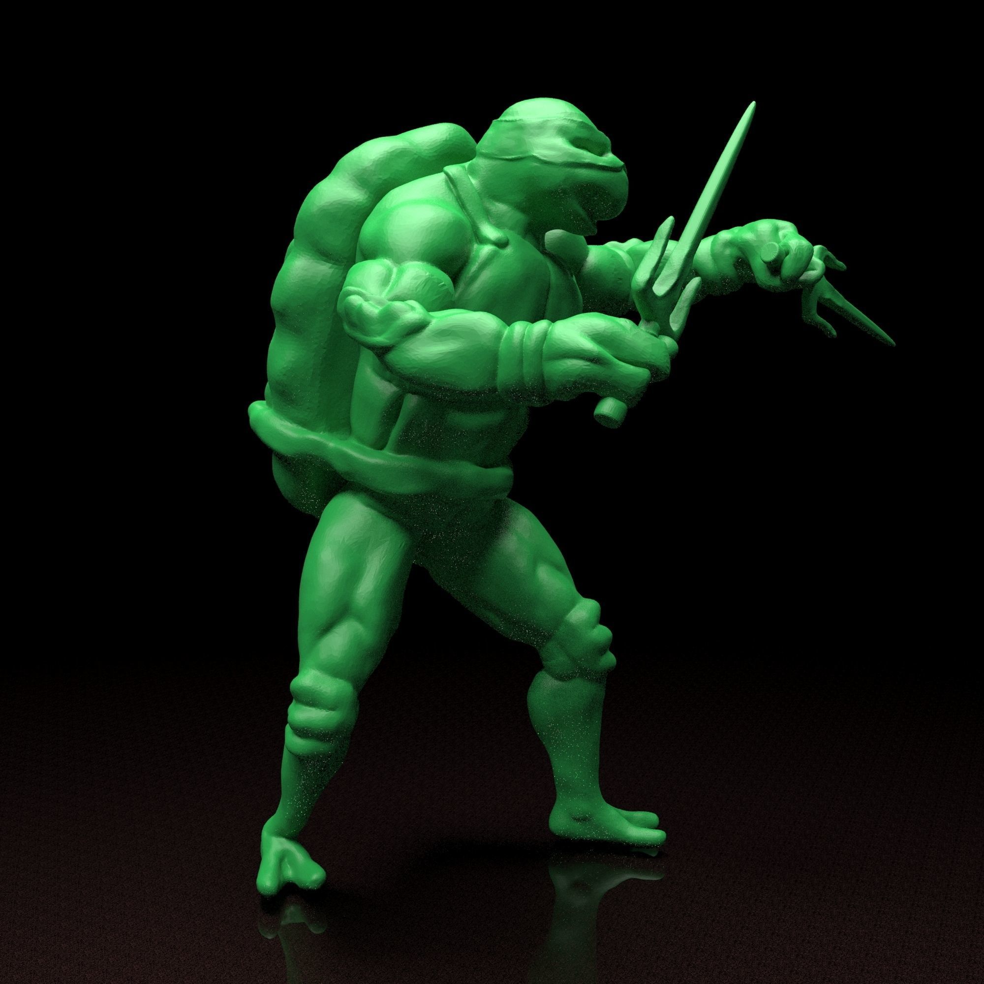 Raphael TMNT stl file 3d print model 3D model 3D printable | CGTrader