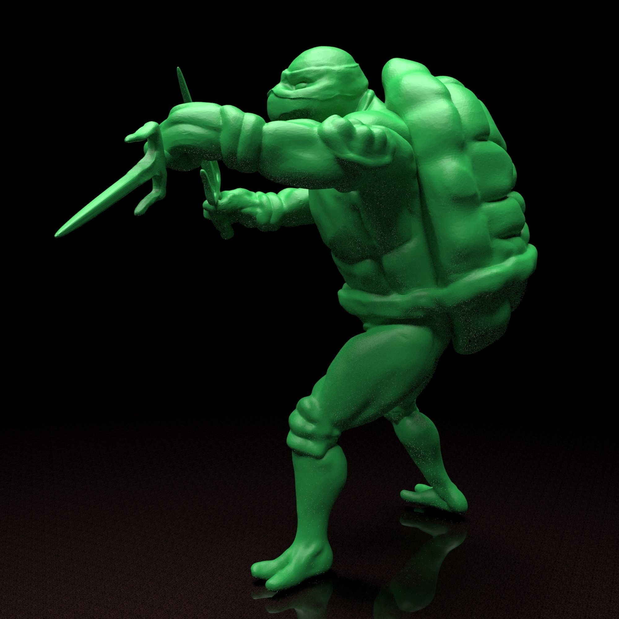 Raphael TMNT stl file 3d print model 3D model 3D printable | CGTrader