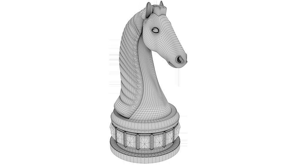 Royal Chess Knight 3D model | CGTrader