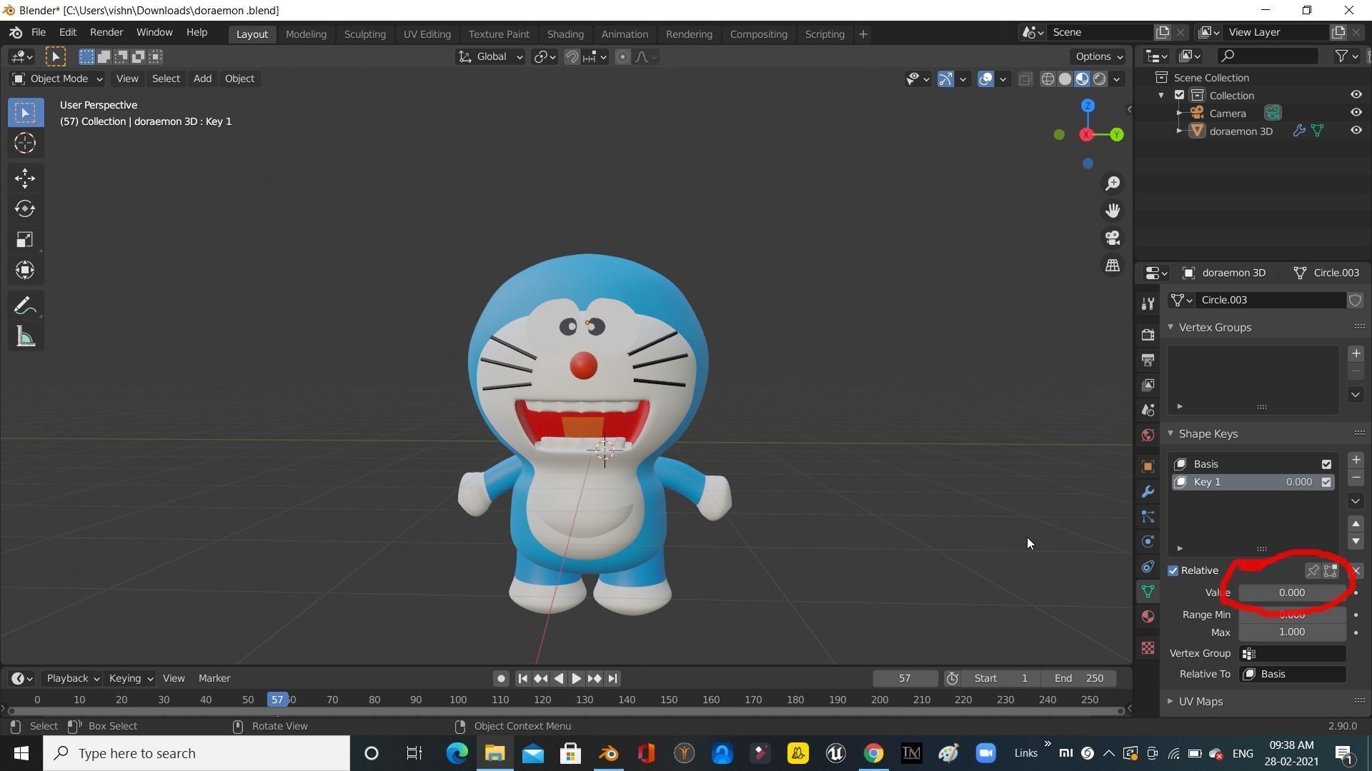 Talking Doraemon 3d model free 3D model | CGTrader
