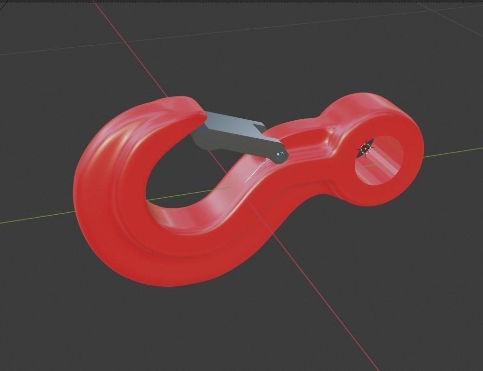 HOOK with Latch 3D model | CGTrader