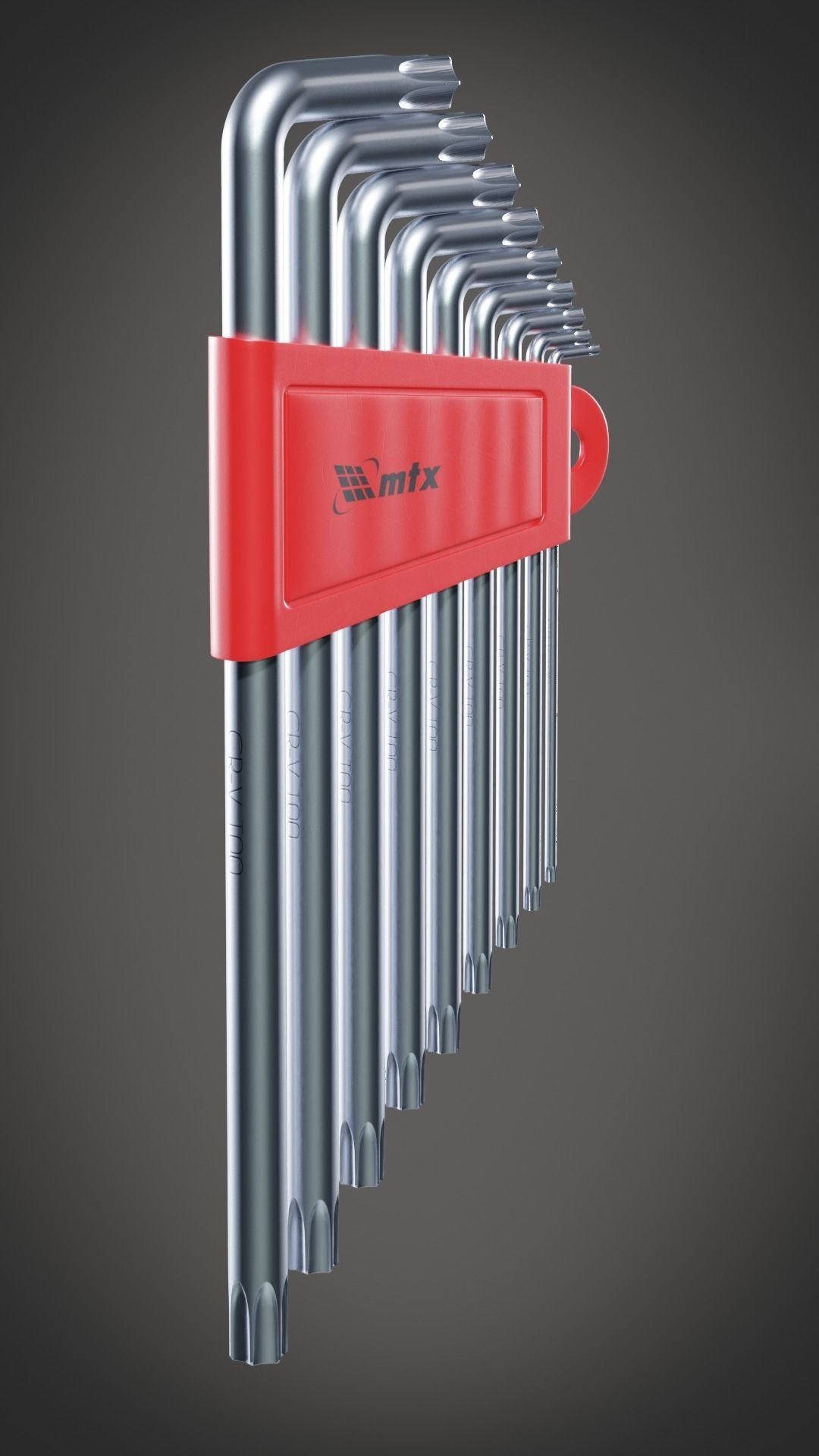 Mechanical Tool Torx wrench type L Mtx Kit 3D model | CGTrader