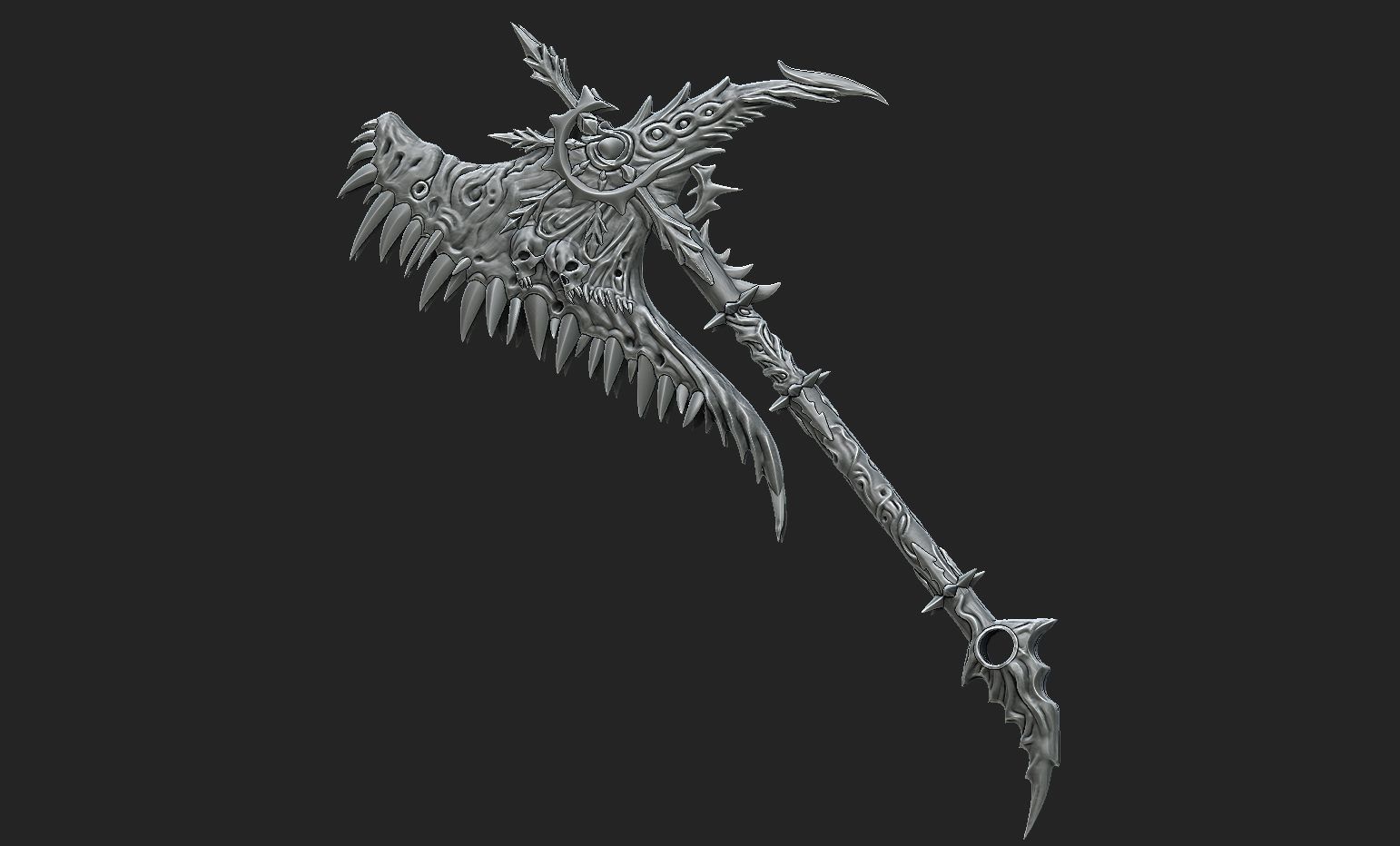 Chaos Axe 3D model | CGTrader