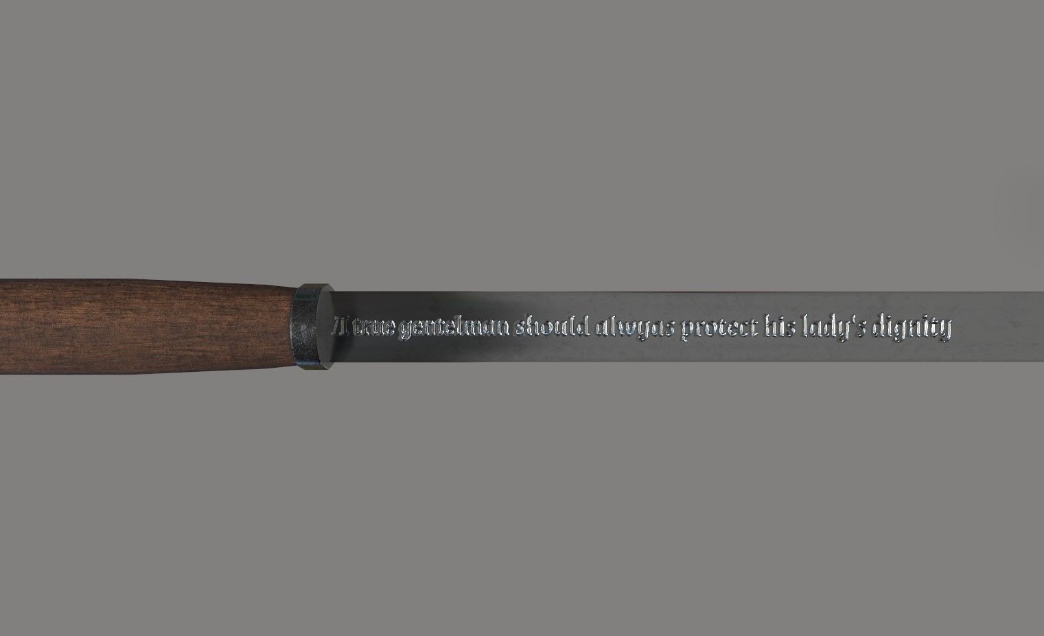 PBR Rose Cane Sword free VR / AR / low-poly 3D model | CGTrader