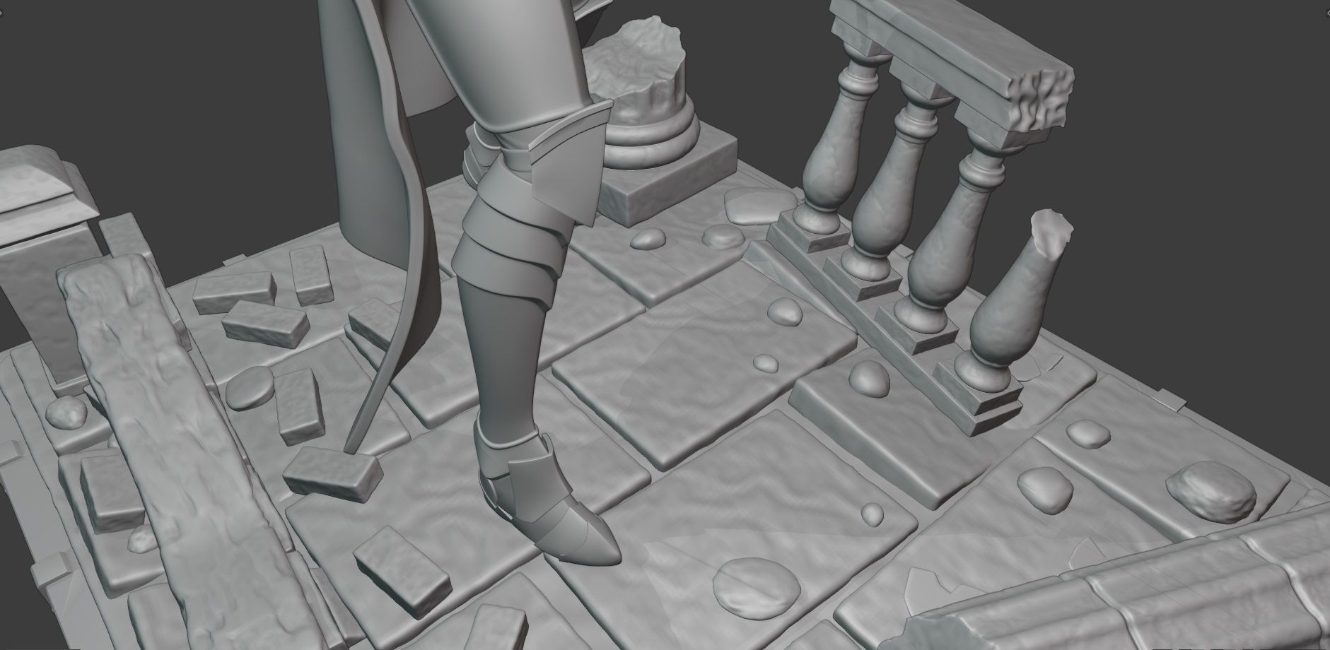 Overlord - Demiurge and Remedios Custodio 3D model 3D printable | CGTrader