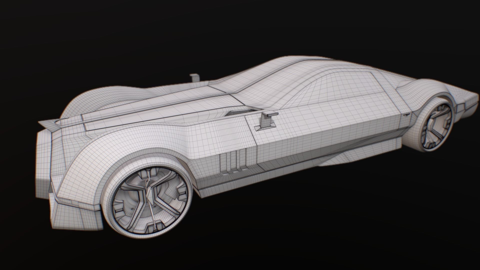 3D model RAYFIELD AERONDIGHT S9 GUINEVERE from CYBERPUNK2077 VR / AR ...