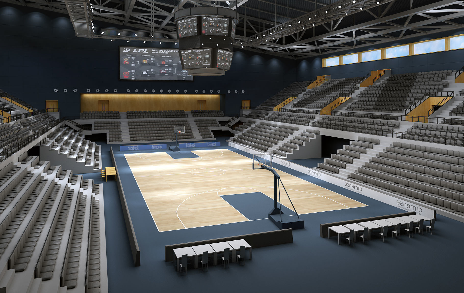 basketball stadium 3D model | CGTrader