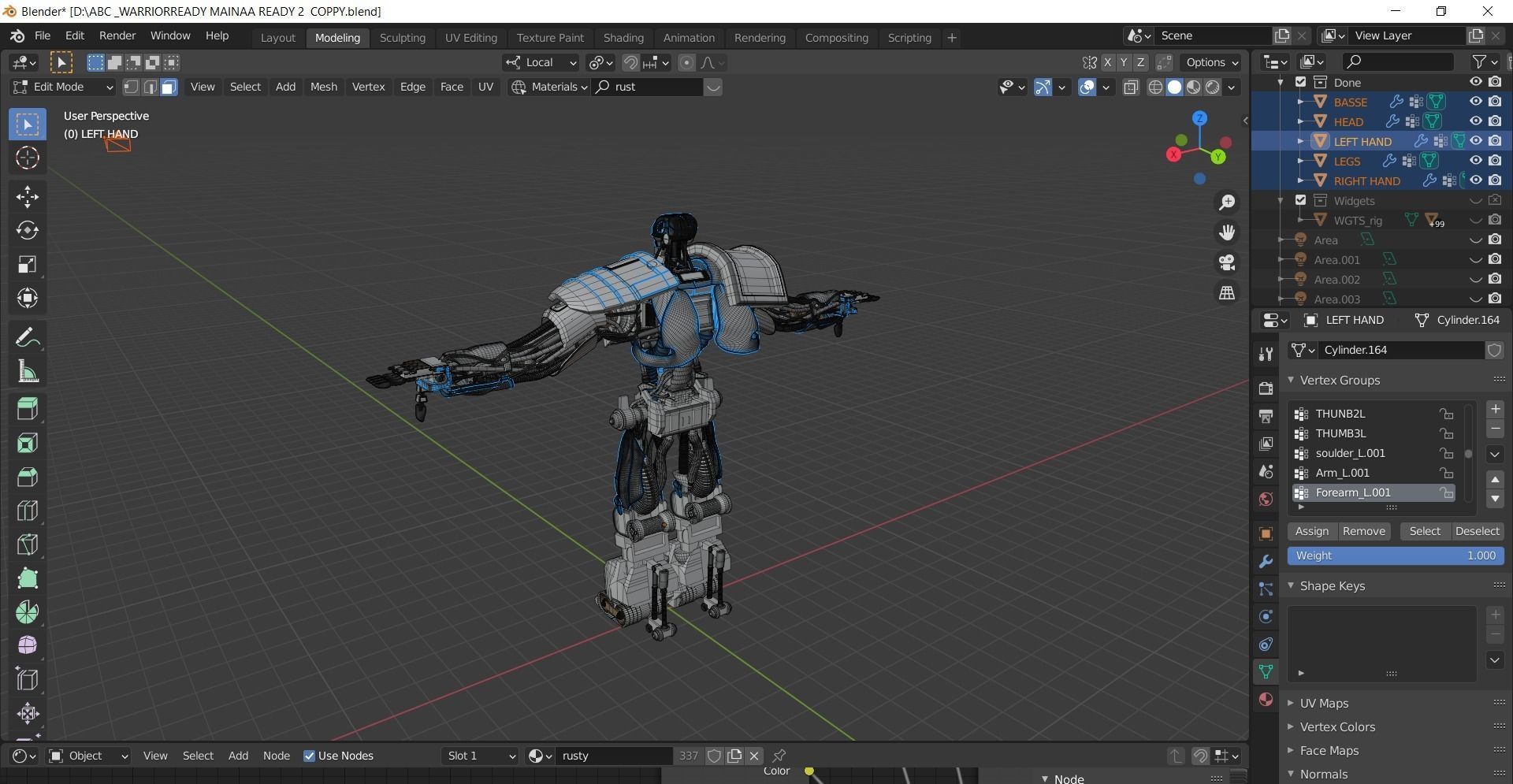 3D model ABC WARRIOR judge dredd VR / AR / low-poly | CGTrader