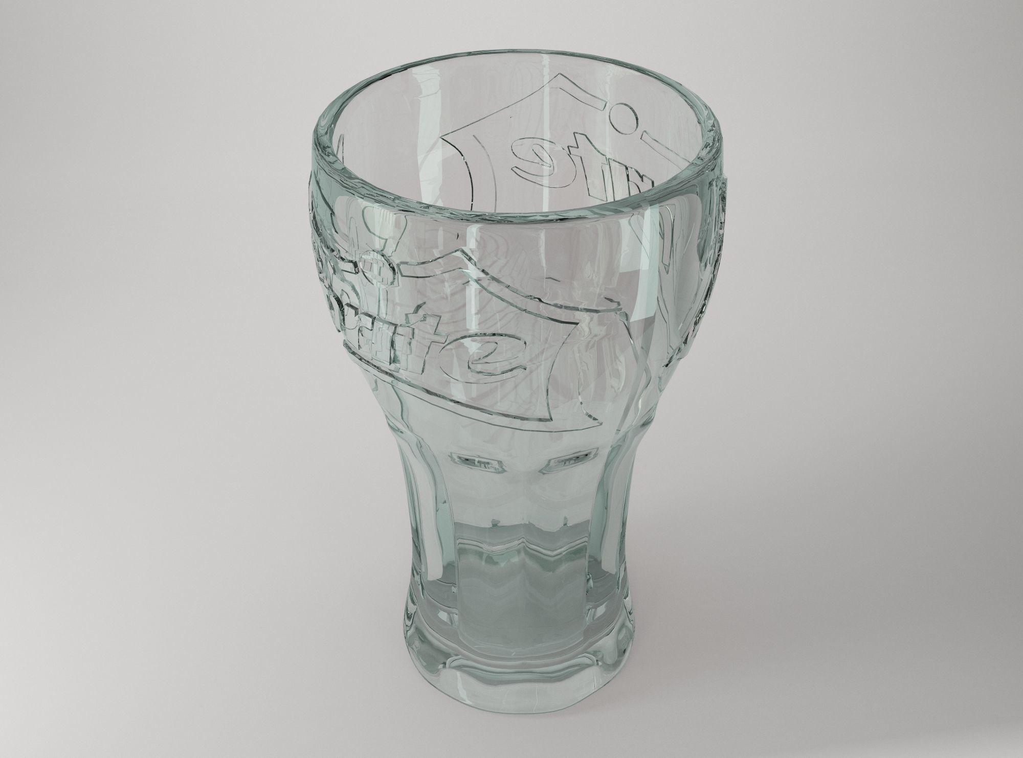 glass sprite 3D model | CGTrader